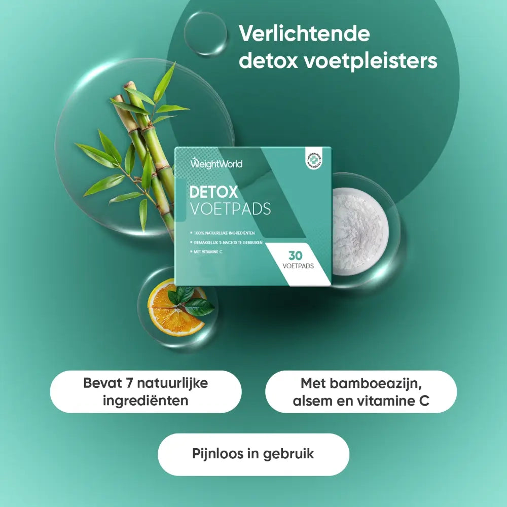 Koop nu Detox Voetenpleisters bij WeightWorld!